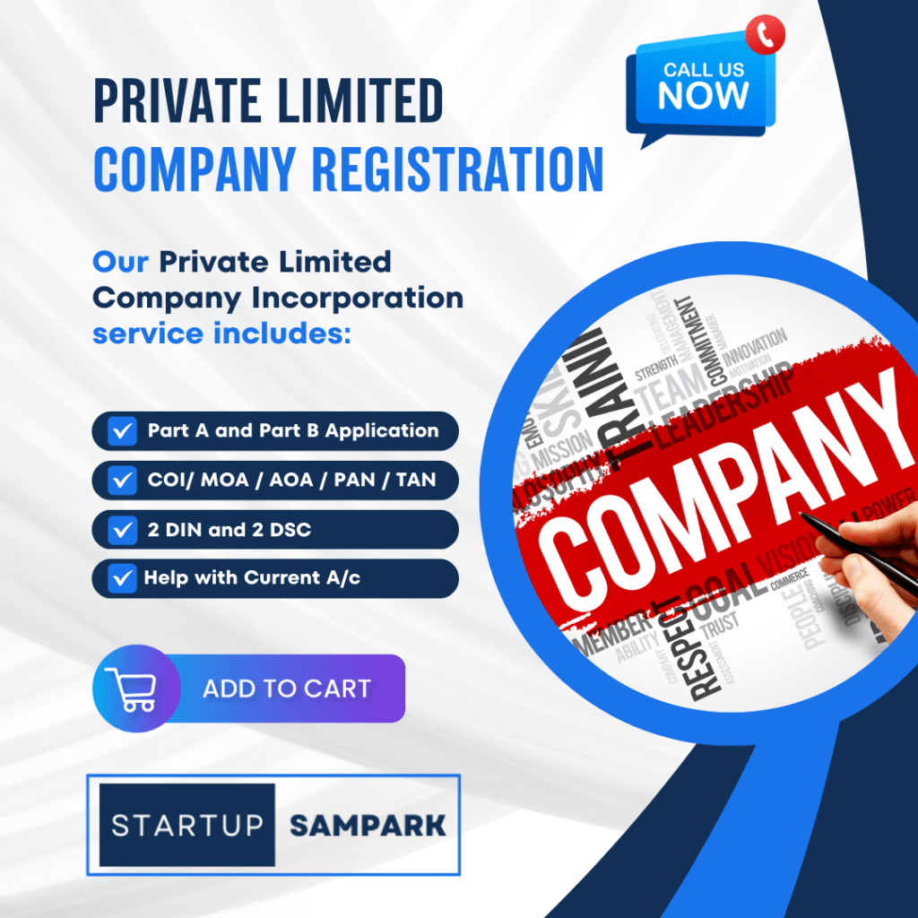 Private Limited Company Registration - Startup sampark